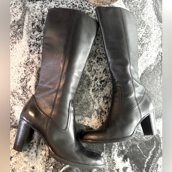 Apostrophe | Shoes | Apostrophe Genuine Leather Side Zip Up Black ...